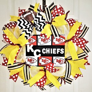 Kansas City Chiefs Wreath Kansas City Chiefs Superbowl - Etsy
