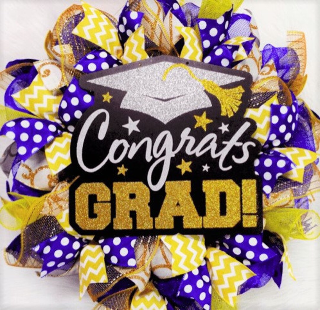 Graduation Wreath 2024, Wreath for Graduate, Graduation Decoration ...