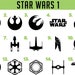 Star Wars Vinyl Decals - Etsy