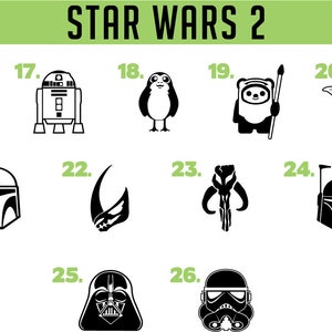Star Wars Vinyl Decals - Etsy