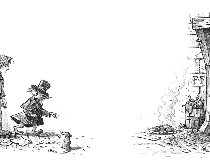 Original Art Final Drawing for the Wingfeather Saga, North! or Be Eaten ...