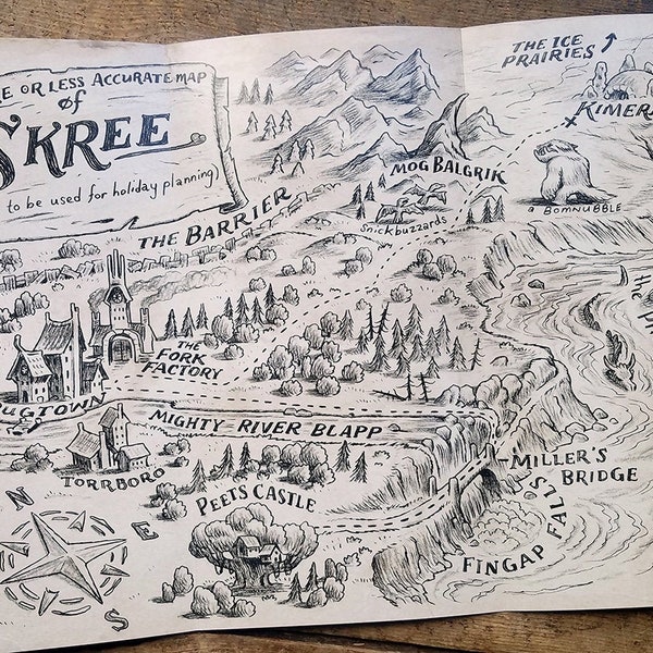 Wingfeather Maps - Etsy