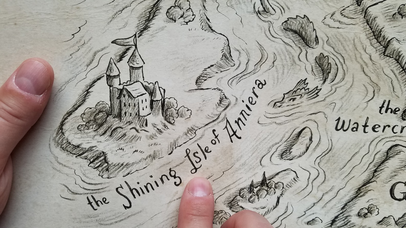 GREEN HOLLOWS & Shining Isle 11 X 17 Foldable Play Map | Etsy