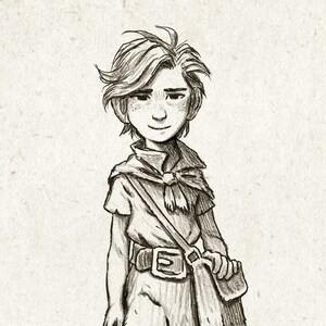 Janner From Re-issued Wingfeather Saga, 2020 Edition - 6 X 9” Hand ...