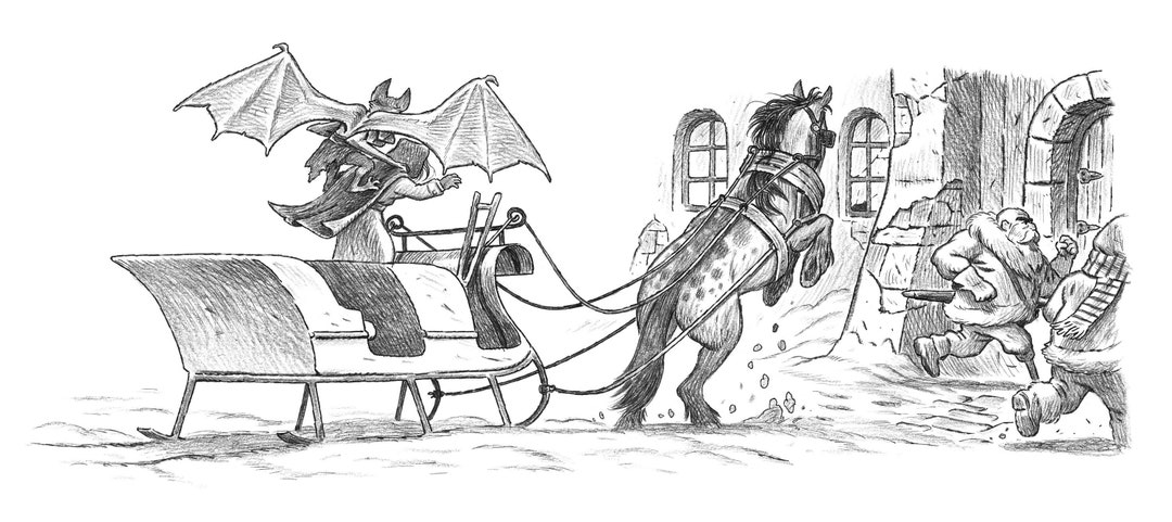 Original Art Final Drawing for the Wingfeather Saga, the Warden and the ...