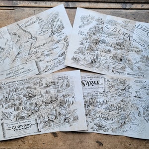 Wingfeather Saga 4 Map Bundle - Foldable Play Maps From Books 1, 2, 3 ...