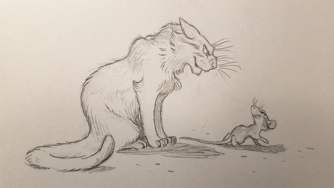 Original Art Preliminary Pencil Drawing for Raffie on the Run Chapter ...