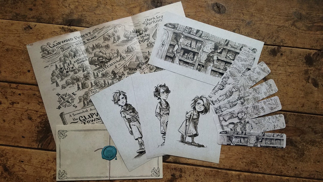 Wingfeather Saga 12 Item Adventure Pack # 1 - 2 Foldable Play Maps From ...