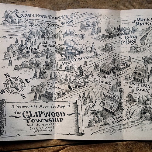 SKREE 11 X 17 Foldable Play Map of Skree From - Etsy