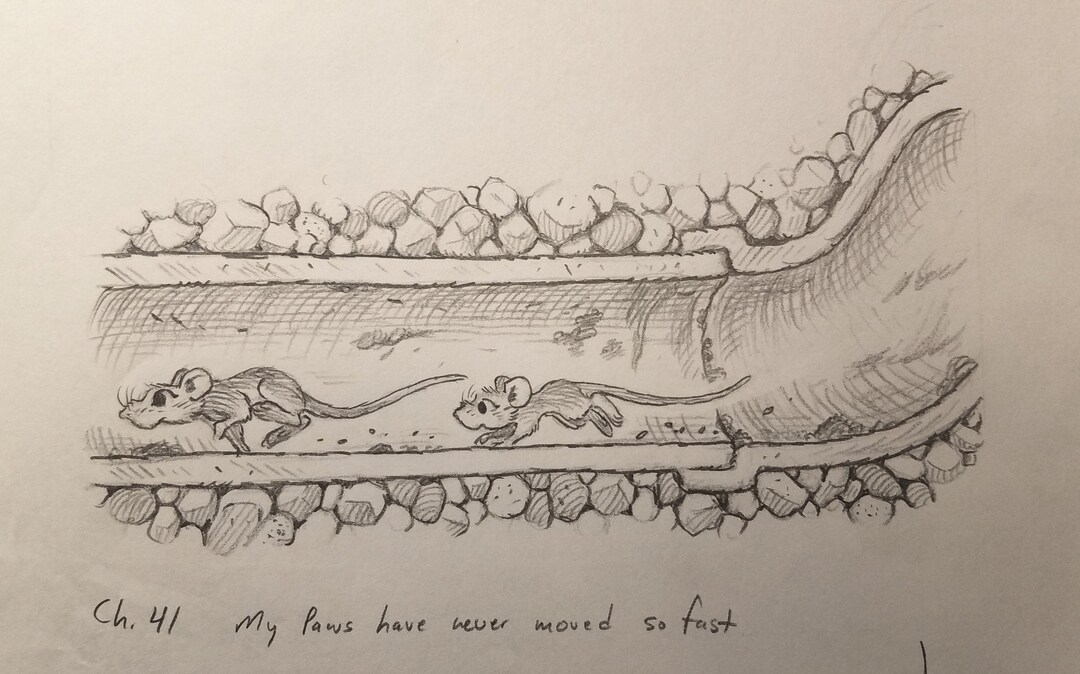 Original Art - Preliminary Pencil Drawing - for Raffie on the Run ...