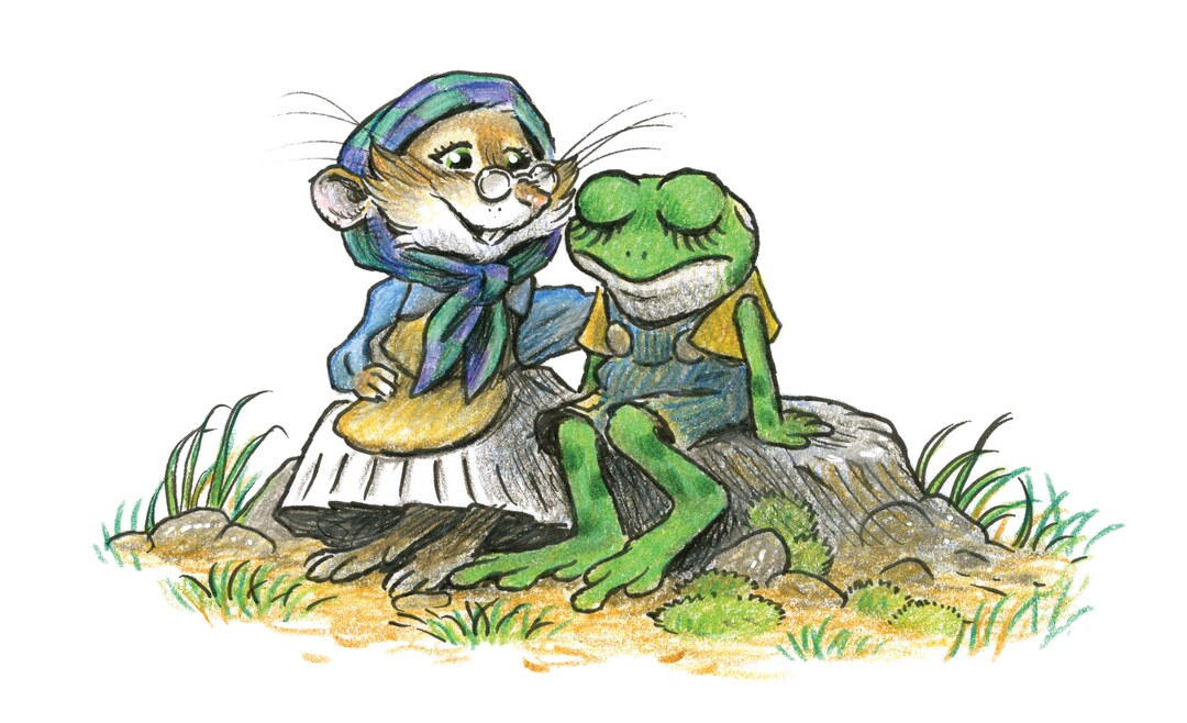 Pippa and Hannah Mouse Original Art, Published in Pippa's Jumping Shoes ...