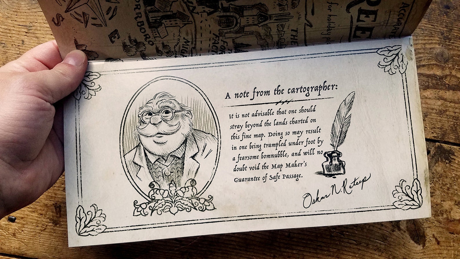 SKREE - 11 X 17" Foldable Play Map of Skree From Wingfeather Saga, Book ...