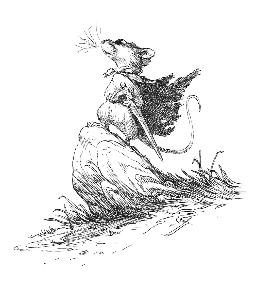 Brave Mouse - 6 X 9” Hand-signed Print on Card Stock - Etsy