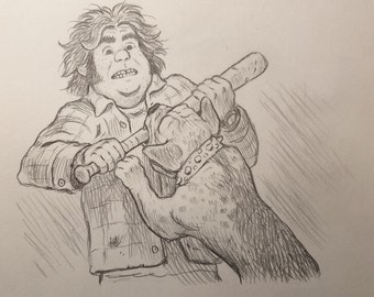 Original Art Preliminary Pencil Drawing for Raffie on the Run Chapter ...