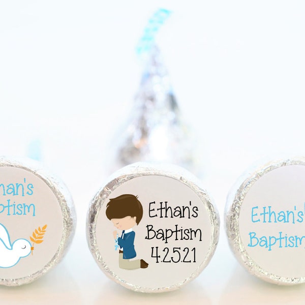 Hershey Kiss Stickers Confirmation - Etsy