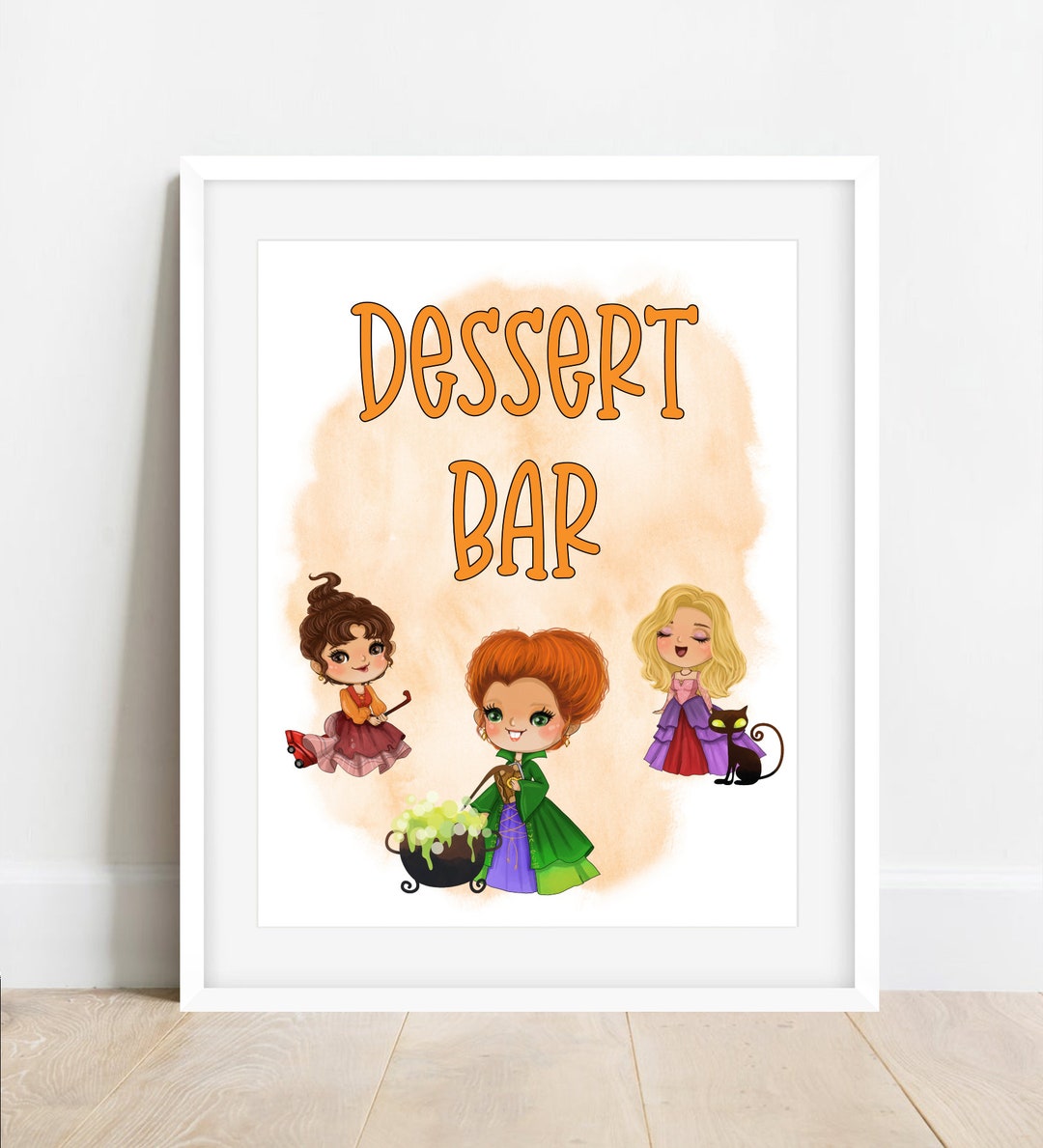 3 Witches Baby Shower Dessert Bar Sign Printable, BIB733 - DIGITAL ...