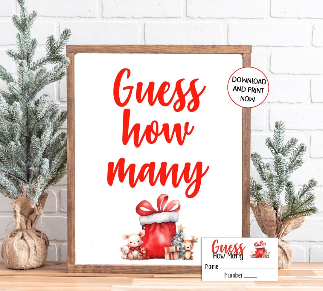 Bundle of Joy Guess How Many Game Printables, BOJ803 DIGITAL FILES ONLY ...