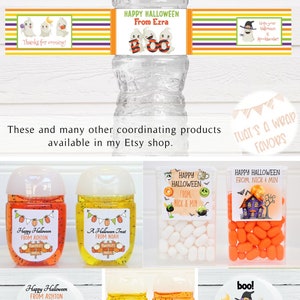 Personalized Glossy Halloween Candy Corn Favor Labels - Halloween Party ...