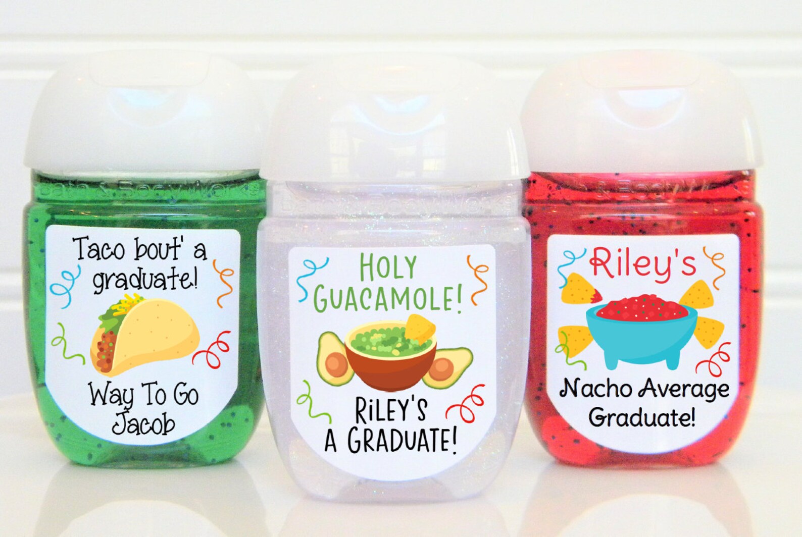Personalized Glossy Nacho Graduation Favor Labels Nacho - Etsy