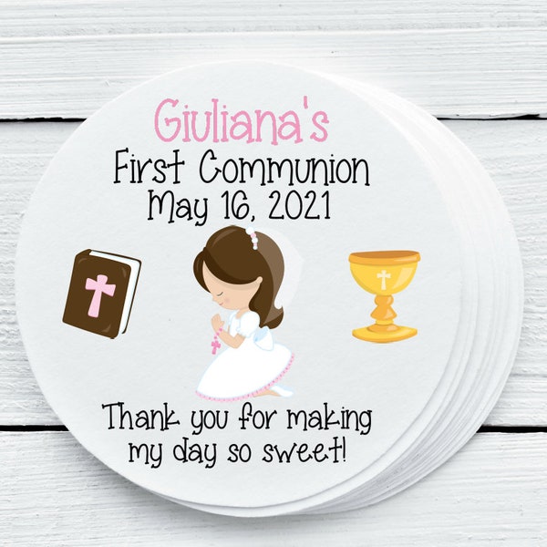 Communion Stickers - Etsy