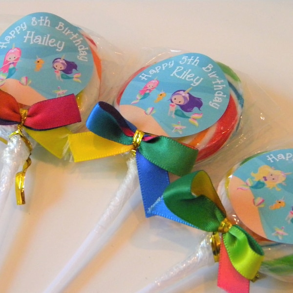 Mermaid Lollipops - Etsy