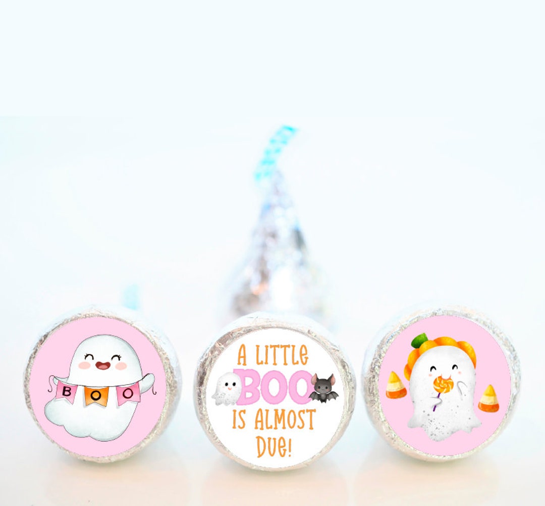 A Little Boo is Almost Due Baby Shower Hershey Kiss Party Favor ...
