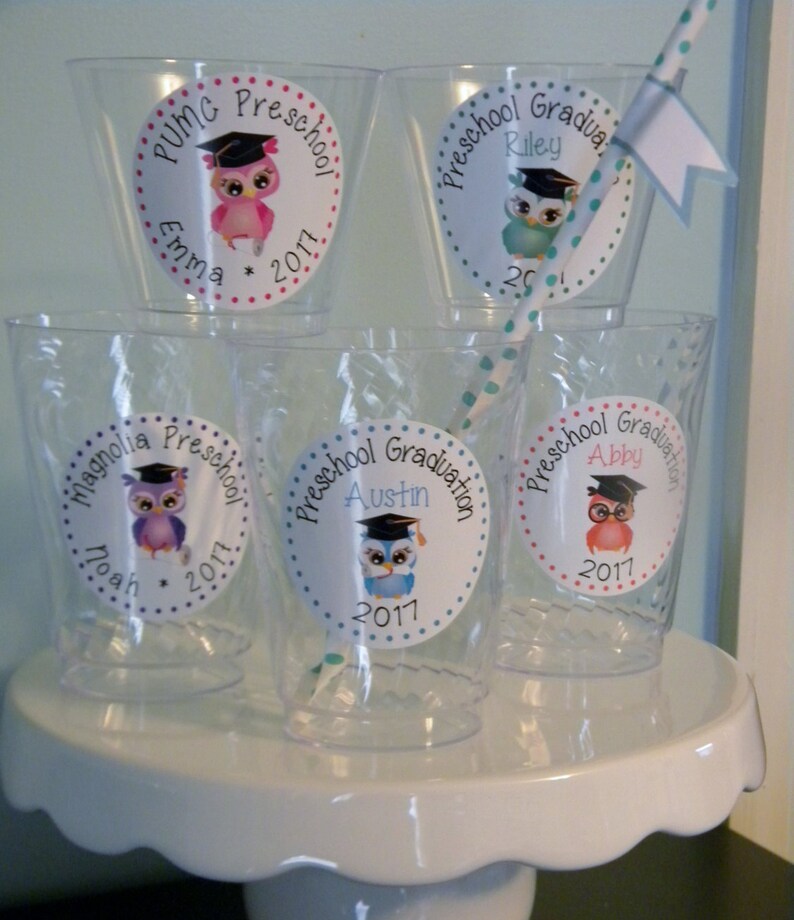 Personalized Graduation Party Favor Cup Stickers Favor - Etsy
