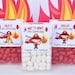 Personalized Firefighter Birthday Tic Tac Party Favor Stickers Fire ...