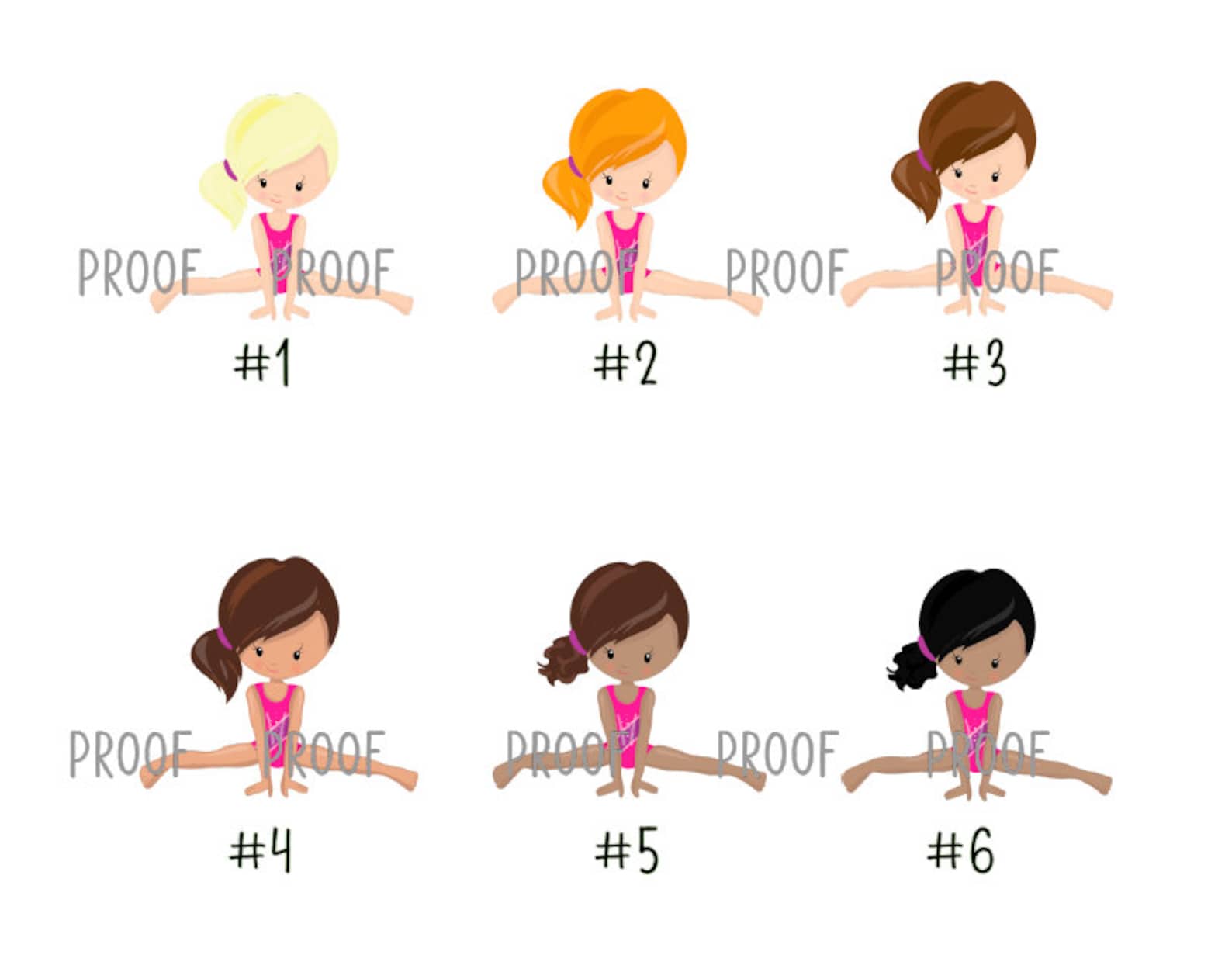 Personalized Glossy Gymnastics Favor Labels - Gymnast Favor Labels ...
