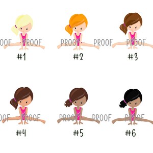 Personalized Glossy Gymnastics Favor Labels - Gymnast Favor Labels ...