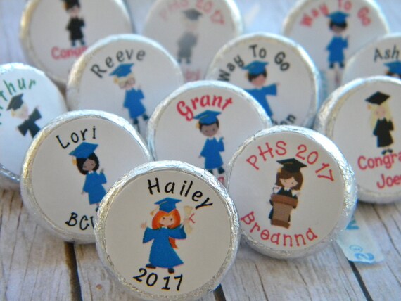 Graduation Favors Personalized Graduation Hershey Kisses | Etsy