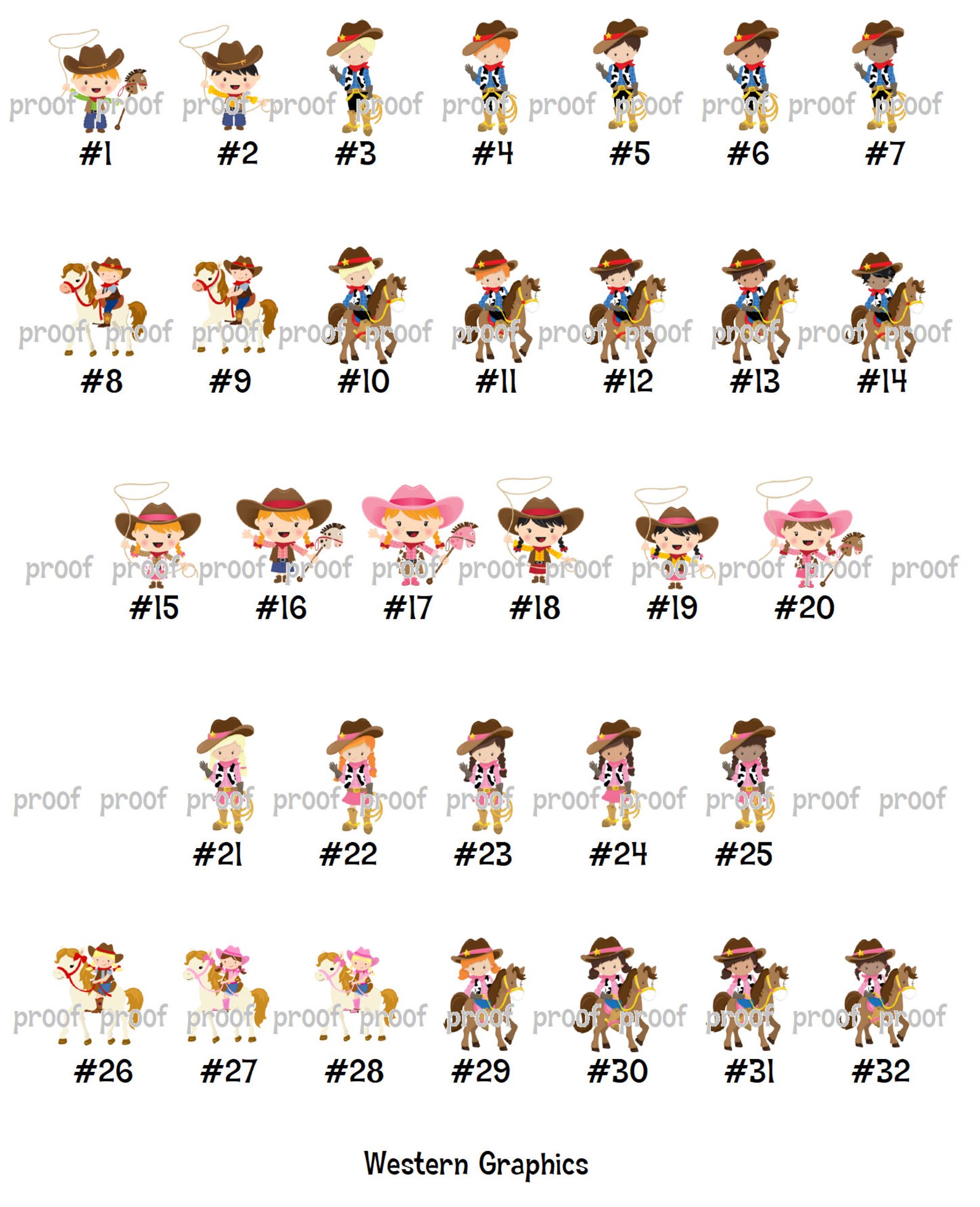 Personalized Glossy Western Theme Birthday Party Favor Labels - Etsy