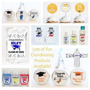 Personalized Graduation One Smart Cookie Favor Labels & Tags Printables ...