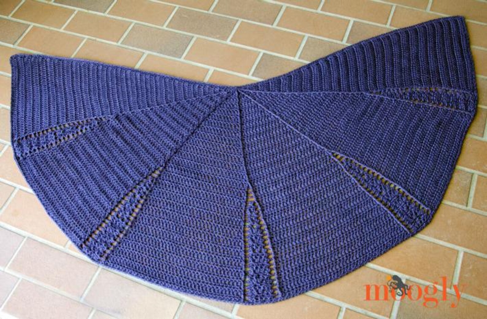 Branching Out Shawlette Crochet Pattern PDF - Sport Yarn - Etsy