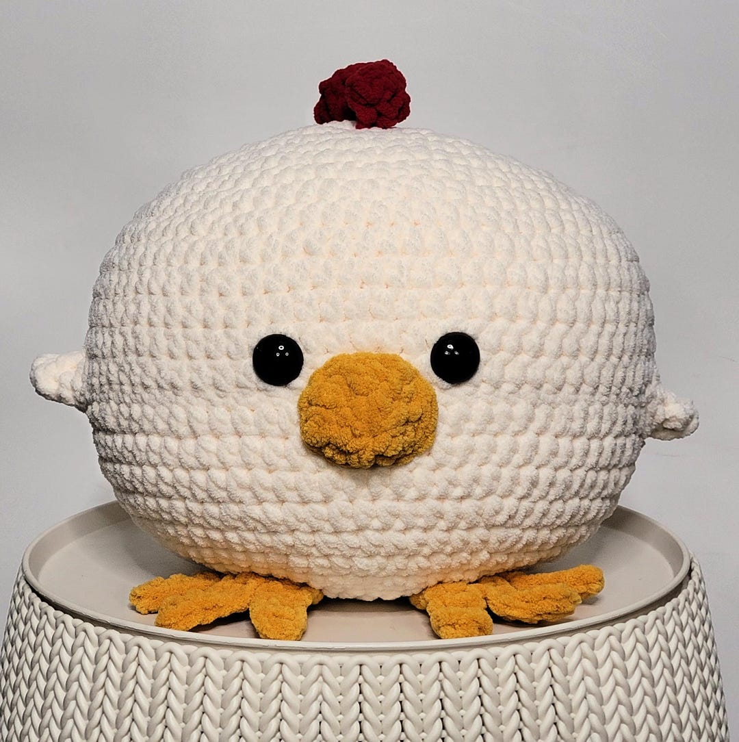 Chicken Squish Pattern - Easy Super Bulky Yarn - PDF Crochet Pattern ...