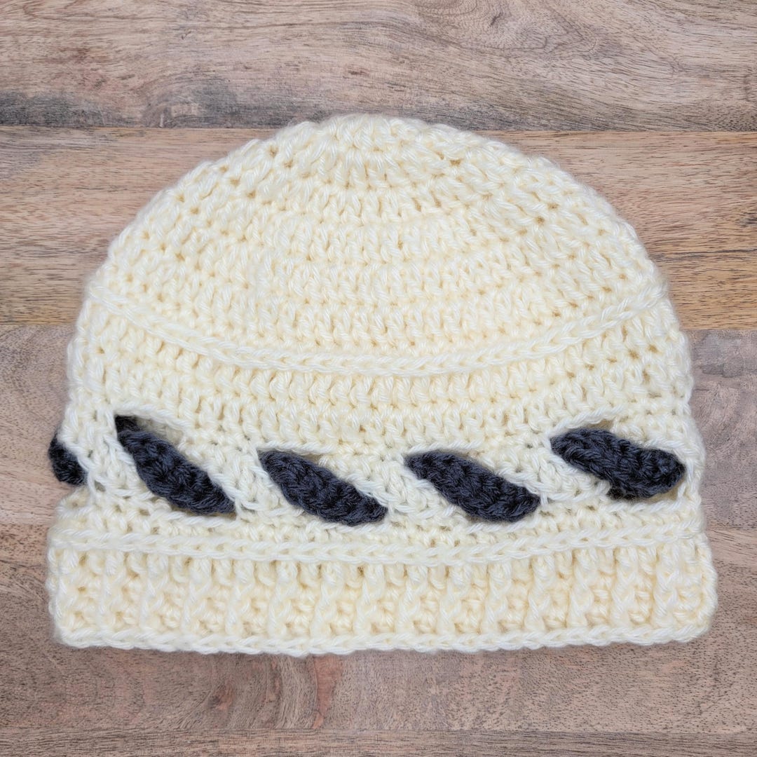 Ribbon Run Crochet Hat Pattern PDF - Easy Beanie Toque Pattern - Etsy