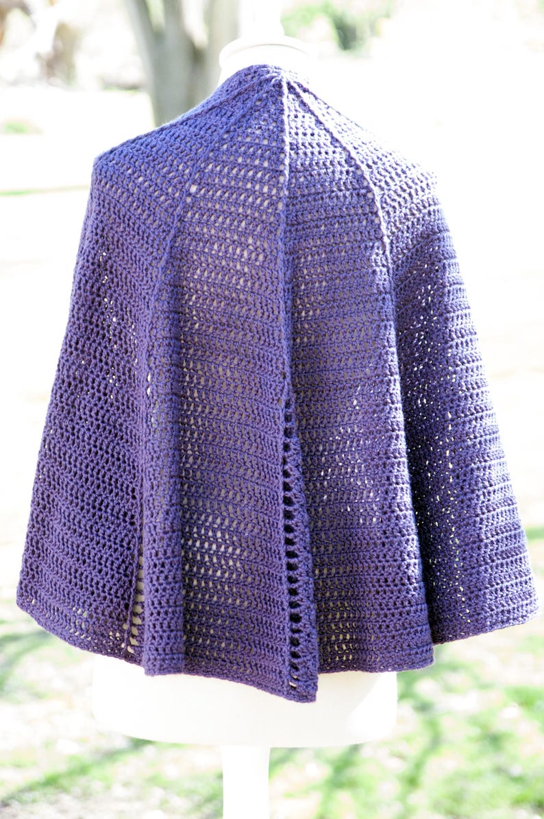 Branching Out Shawlette Crochet Pattern PDF - Sport Yarn - Etsy