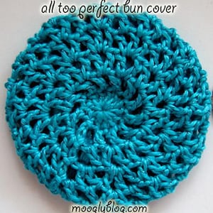 Crochet Lace Bun Cover Pattern PDF - All Too Perfect - Easy ...