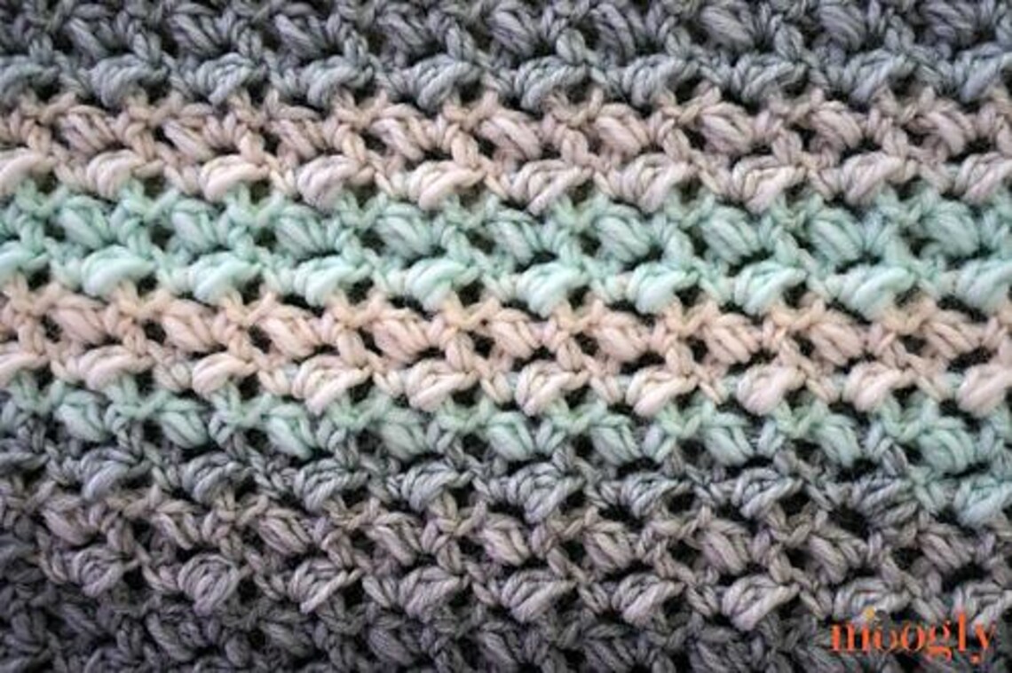 Dream Puffs Blanket Crochet Pattern PDF - Bulky Yarn Throw Pattern - Etsy
