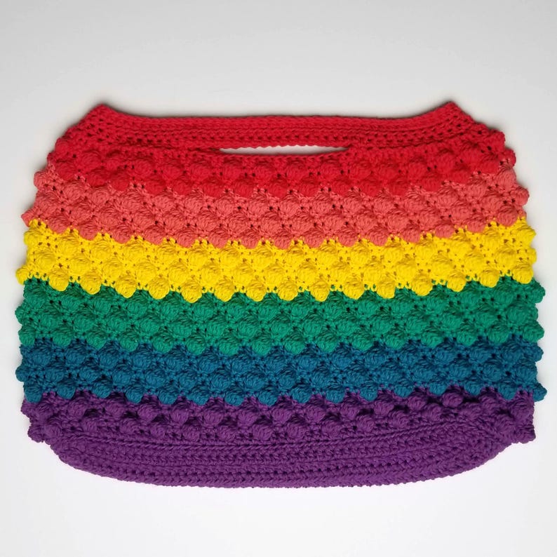 Colorful Bobble Bag Pattern PDF - Crochet Pattern - Etsy