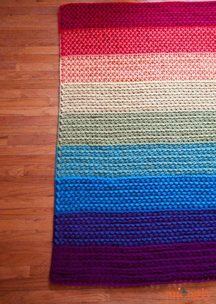 Moroccan Tile Afghan Pattern PDF - Intermediate Aran Yarn Crochet Throw ...