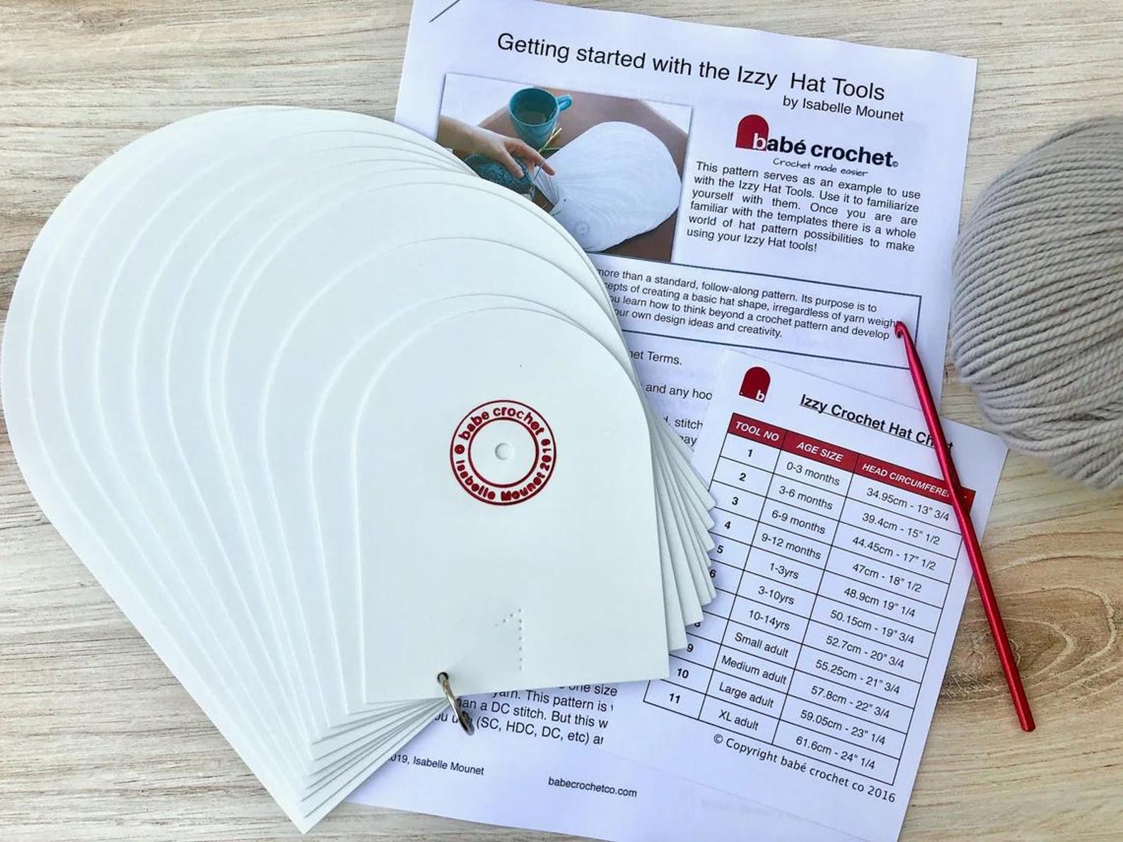 Crochet Hat Templates - Crochet Hat Tool Kit - Easy Crochet Hat Pattern ...