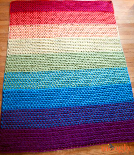 Moroccan Tile Afghan Pattern PDF - Intermediate Aran Yarn Crochet Throw ...