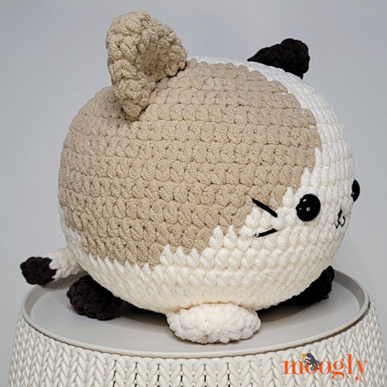 Cat Squish Amigurumi Kitty Softie Super Bulky Weight - Etsy