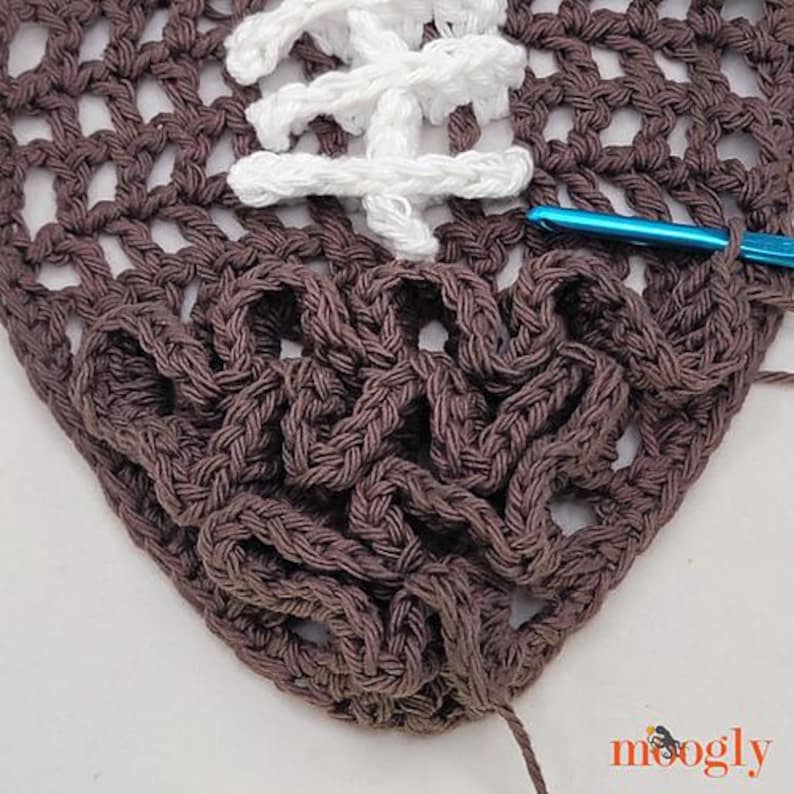 Football Wiggle Trivet Crochet Pattern PDF - Intermediate Worsted Yarn ...