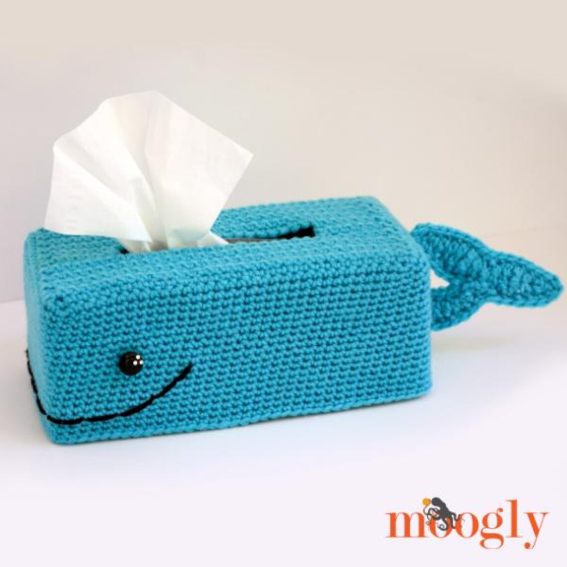 Whimsical Whale Tissue Box Cover Crochet Pattern PDF - Etsy