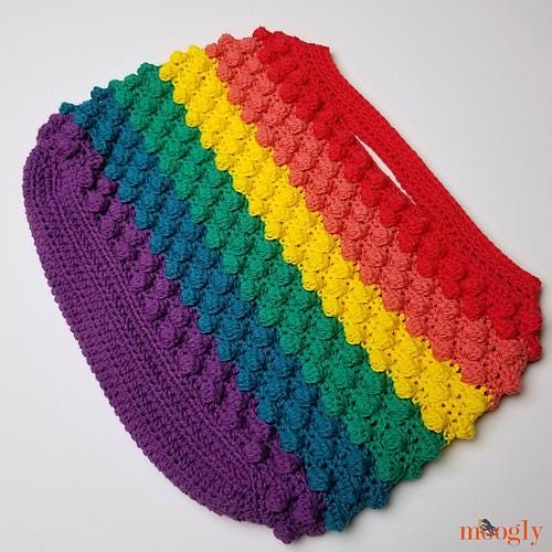 Colorful Bobble Bag Pattern PDF - Crochet Pattern - Etsy