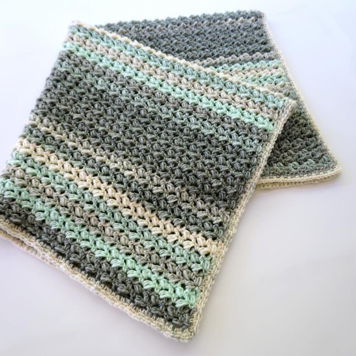 Dream Puffs Blanket Crochet Pattern PDF - Bulky Yarn Throw Pattern - Etsy