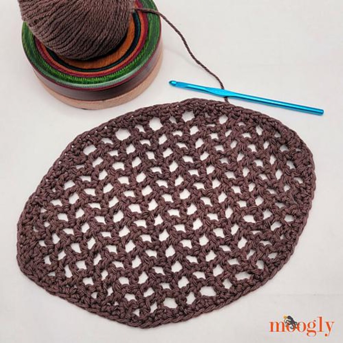 Football Wiggle Trivet Crochet Pattern PDF - Intermediate Worsted Yarn ...
