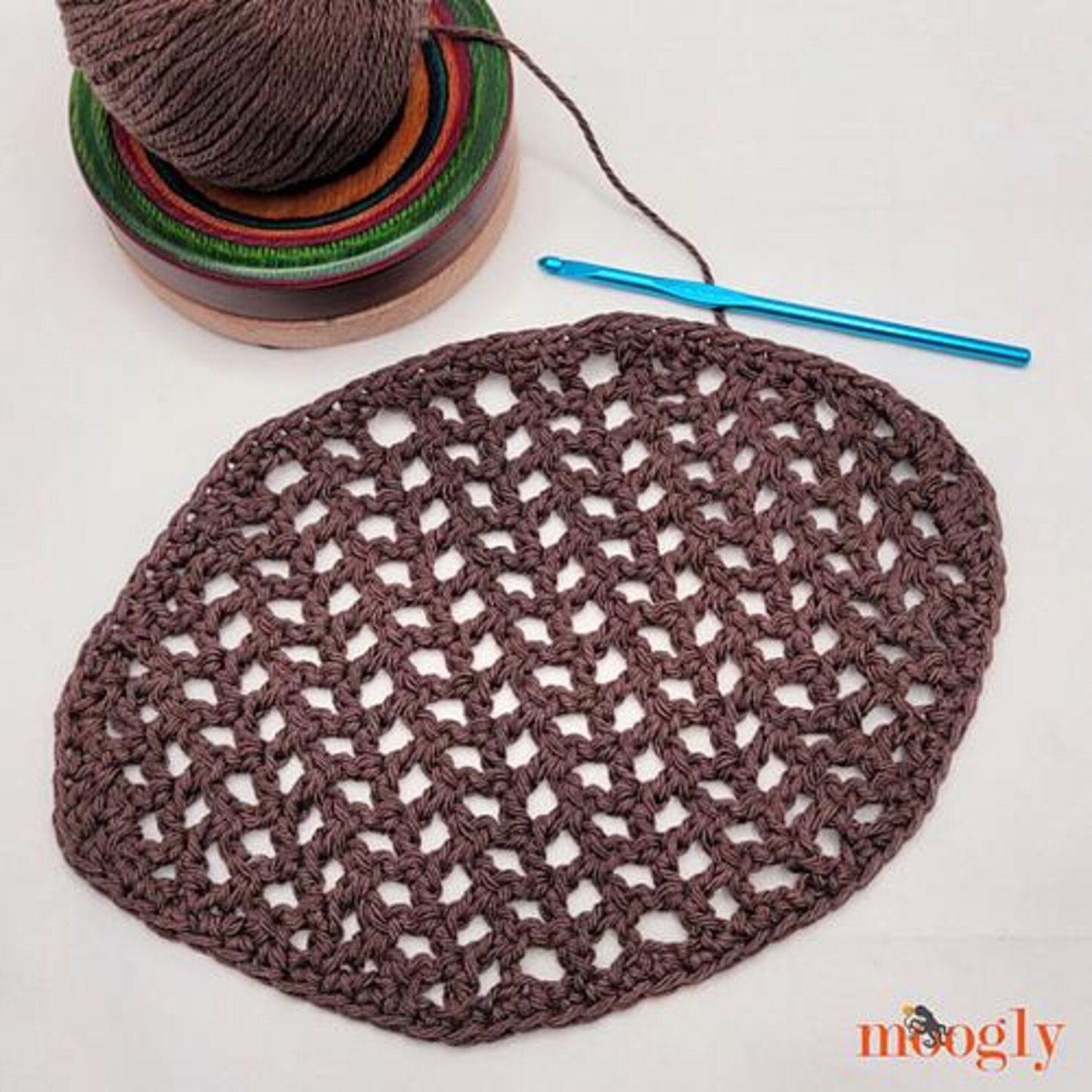 Football Wiggle Trivet Crochet Pattern PDF - Intermediate Worsted Yarn ...